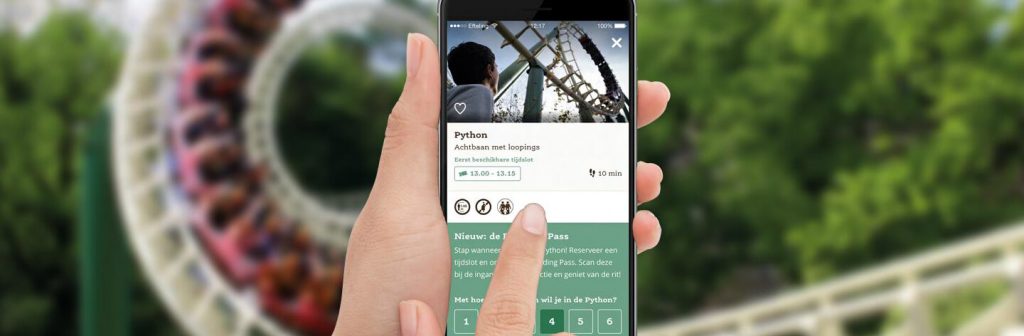 Efteling introduceert Boarding Pass voor Python achtbaan | LetsGoDigital