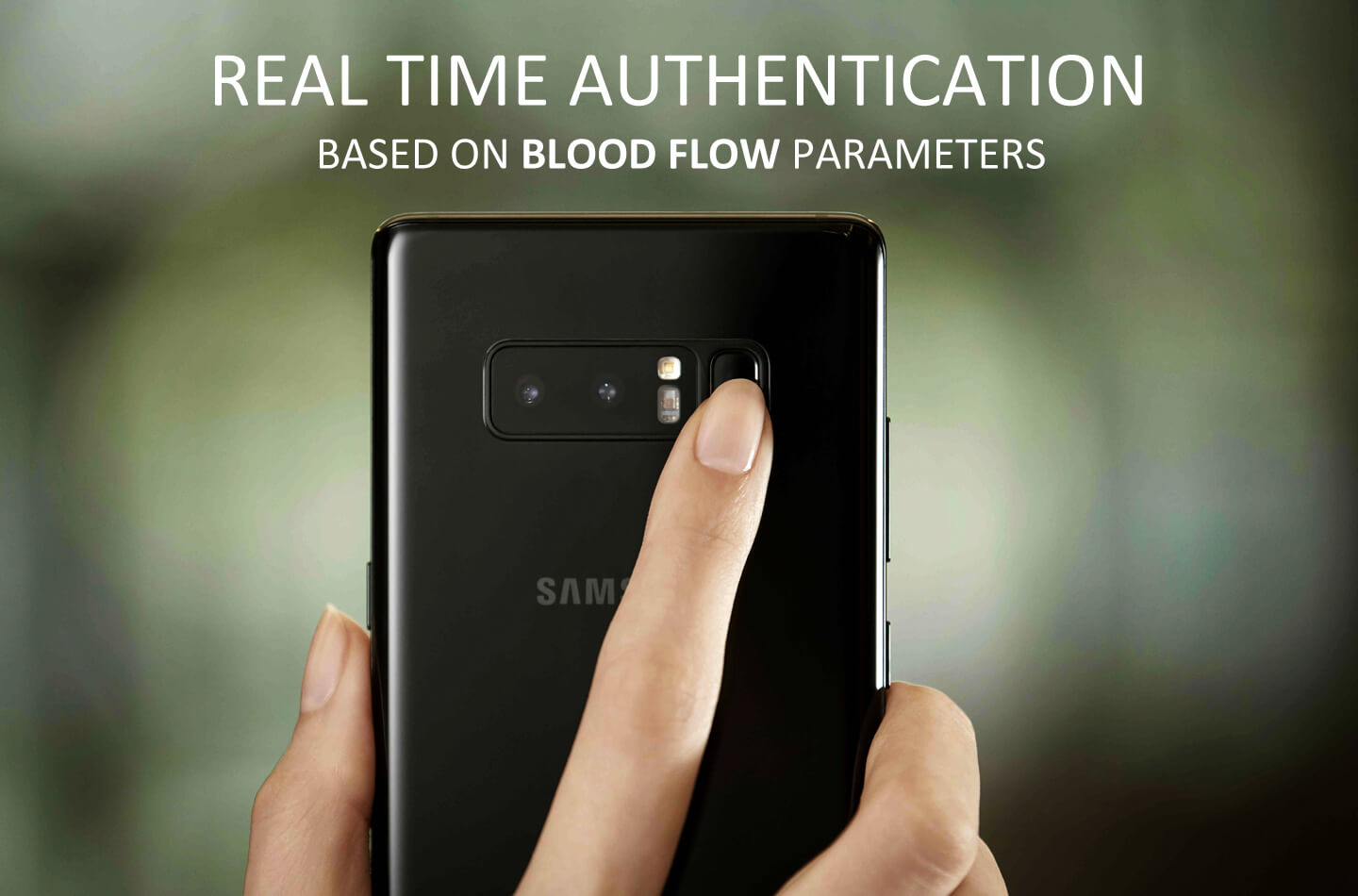 Samsung Galaxy telefoon met bloedstroom authenticatie | LetsGoDigital