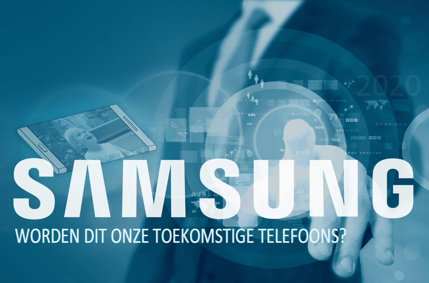 Samsung telefoon met dubbelzijdig scherm | LetsGoDigital