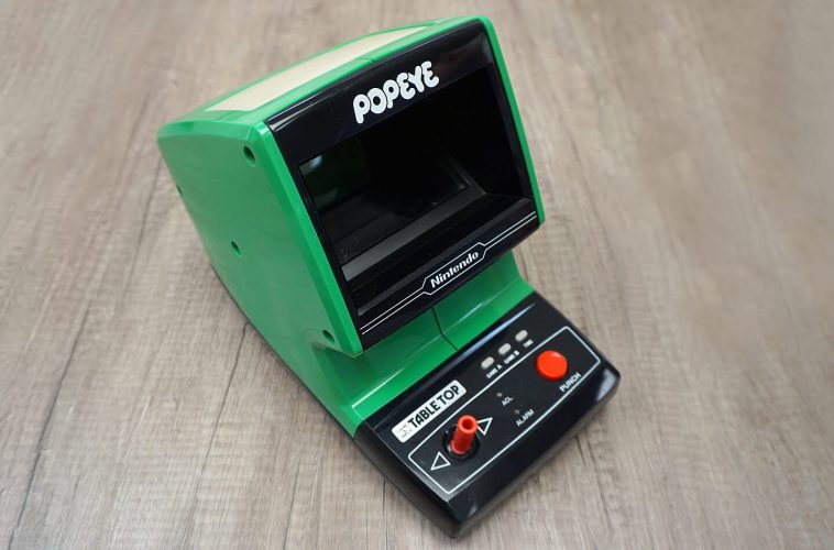 Nintendo tabletop mini retro arcadekast met Popeye | LetsGoDigital