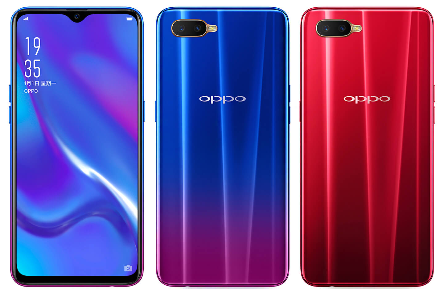 Oppo K1 smartphone met vingerafdrukscanner achter scherm | LetsGoDigital