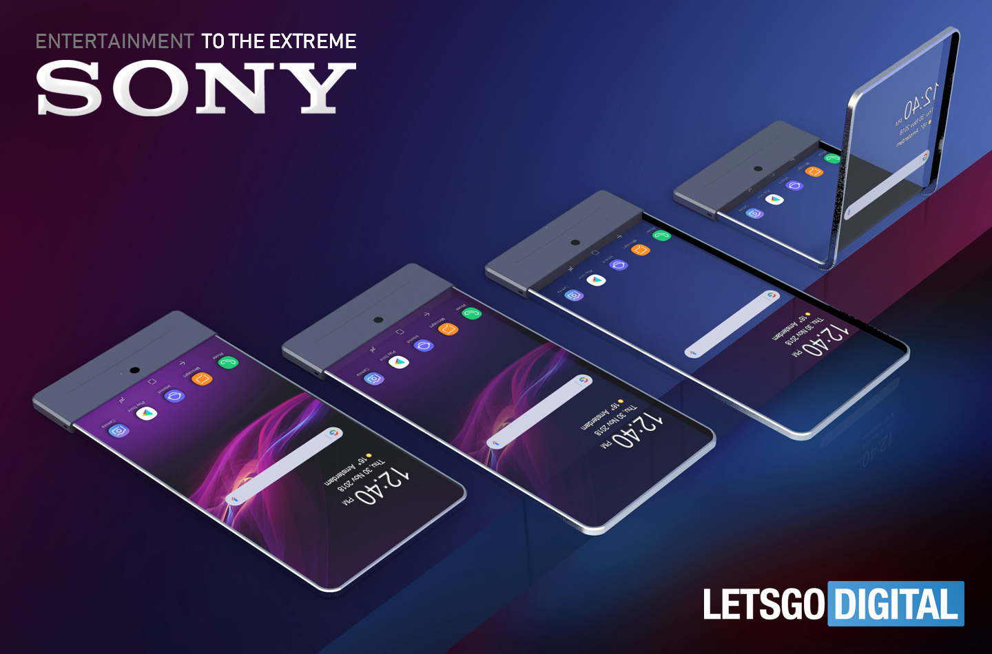 Sony smartphone met dubbelzijdig transparant display | LetsGoDigital