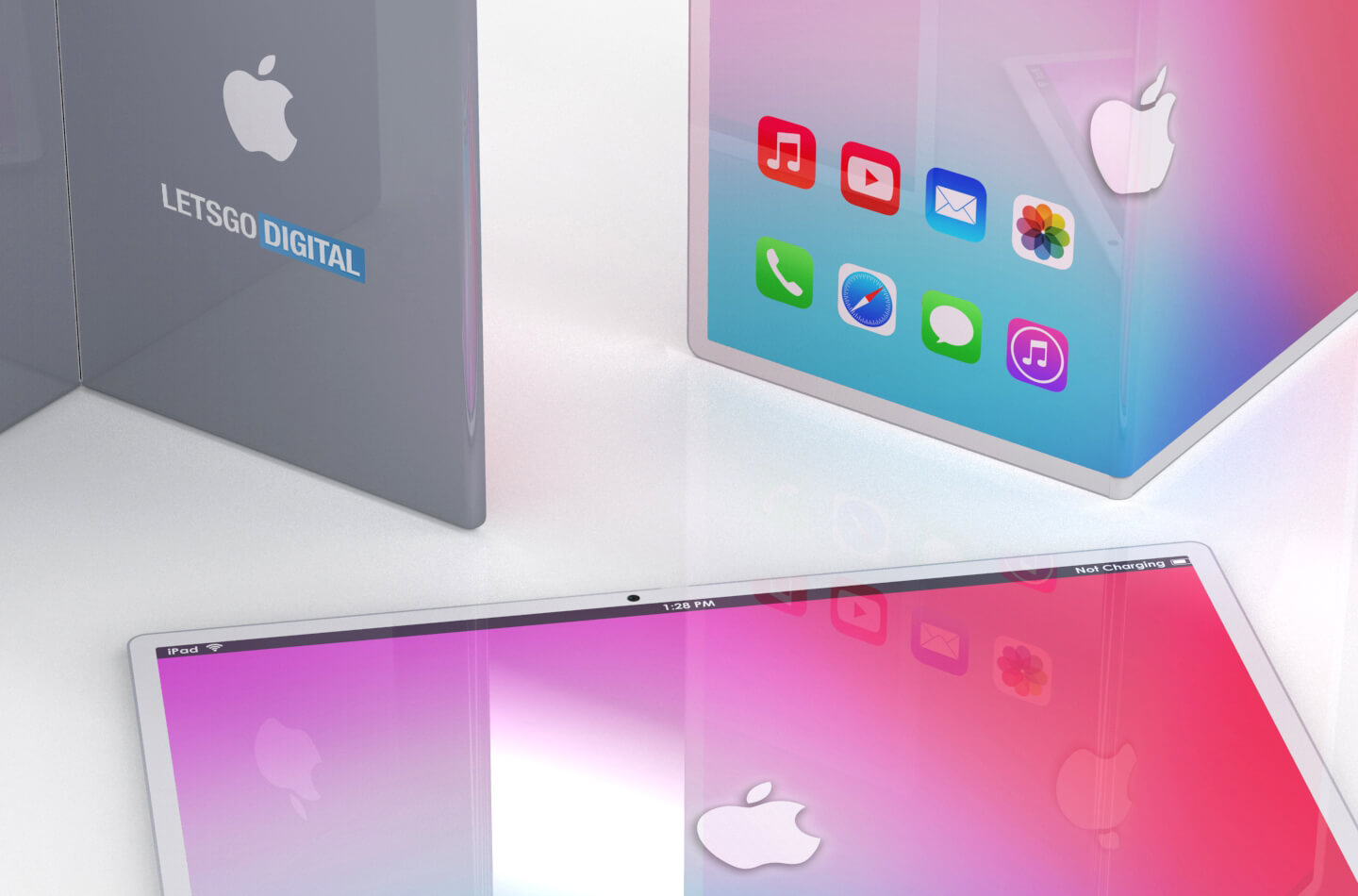 Apple telefoon evolueert tot een opvouwbare iPad tablet | LetsGoDigital