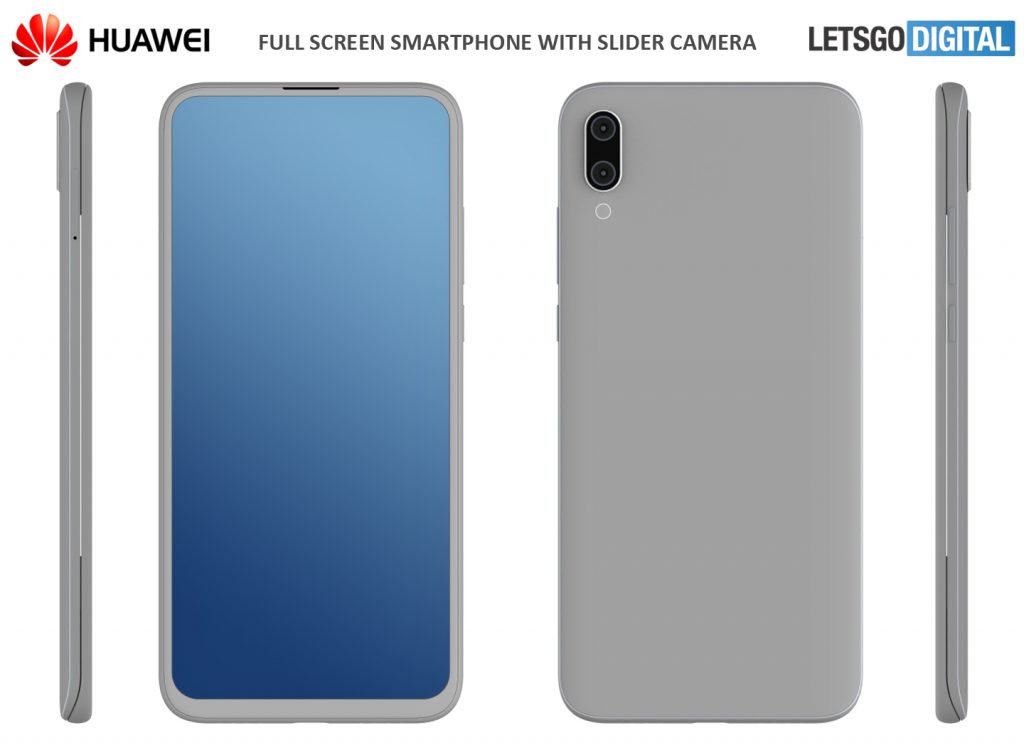 Huawei telefoon met slider systeem voor dubbele selfie-camera ...