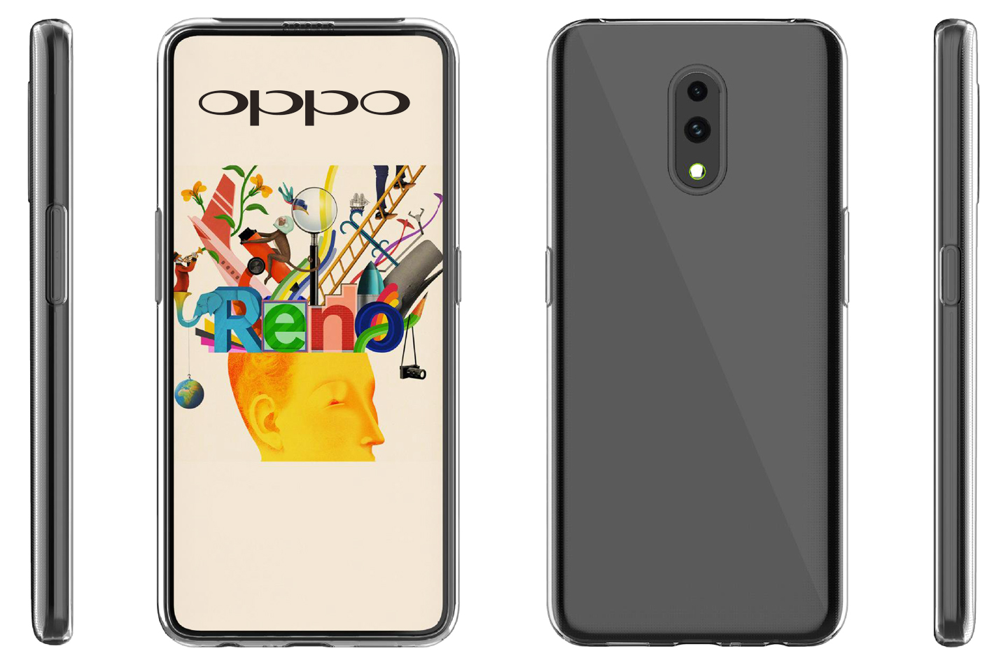Oppo Reno een smartphone met schuine pop-up camera | LetsGoDigital