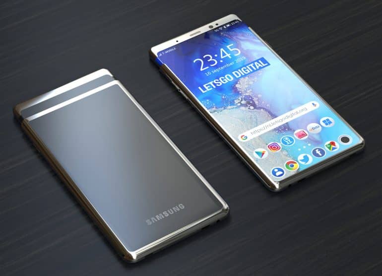 Samsung Galaxy slider smartphone met edge display | LetsGoDigital
