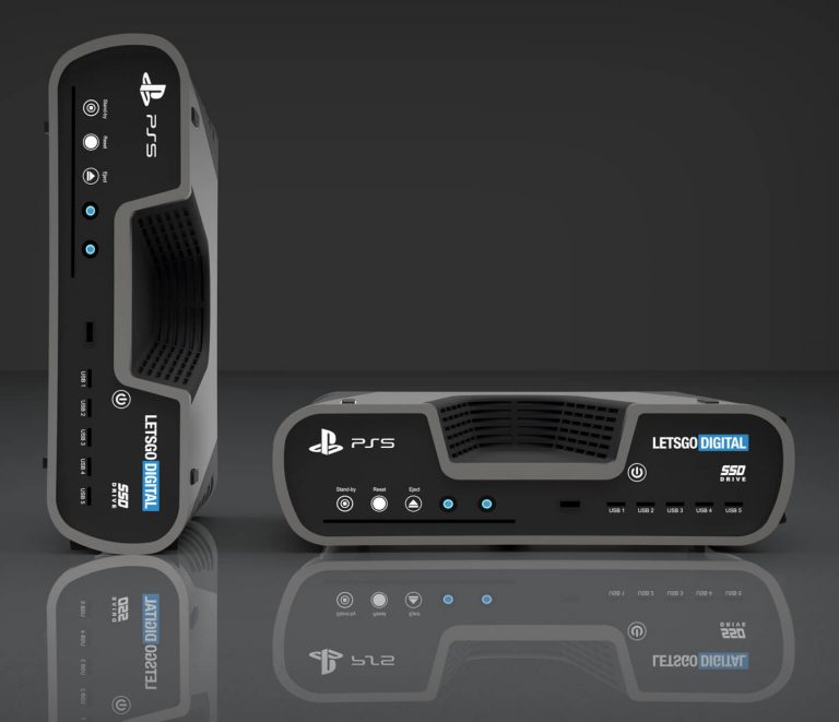 Sony PS5 game console prototype (nieuw 3D model) | LetsGoDigital