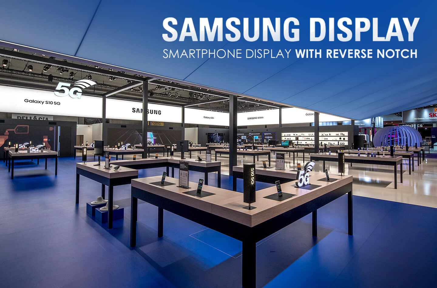 Samsung telefoon met beeldvullend scherm en reverse notch | LetsGoDigital