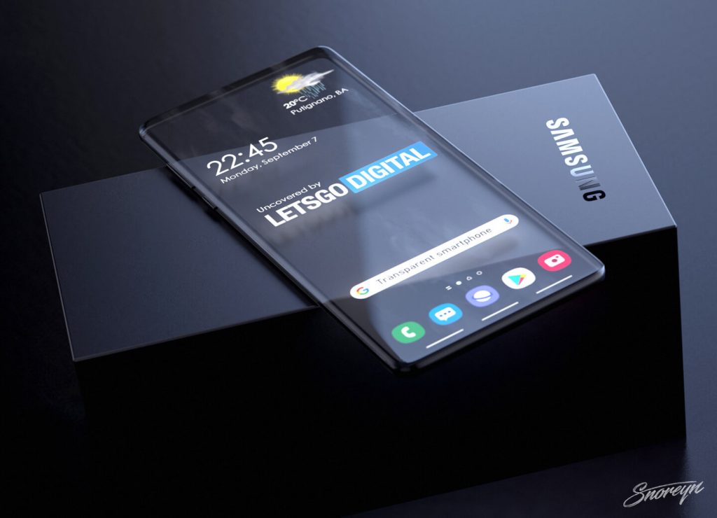 Samsung Galaxy smartphone met transparant display | LetsGoDigital