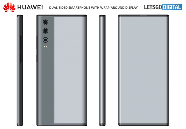 Huawei dubbelzijdige smartphone met wrap-around display | LetsGoDigital
