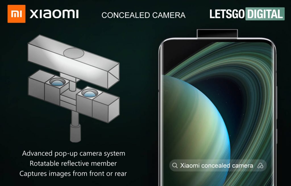 Xiaomi smartphone met pop-up camera met roterende spiegel | LetsGoDigital