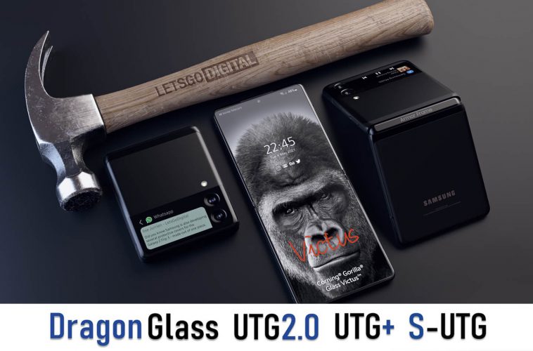 Samsung foldables krijgen UTG+ en DragonGlass display | LetsGoDigital