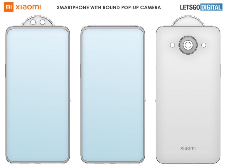 Nuevo concepto de Xiaomi, un smartphone con cámara pop-up redonda