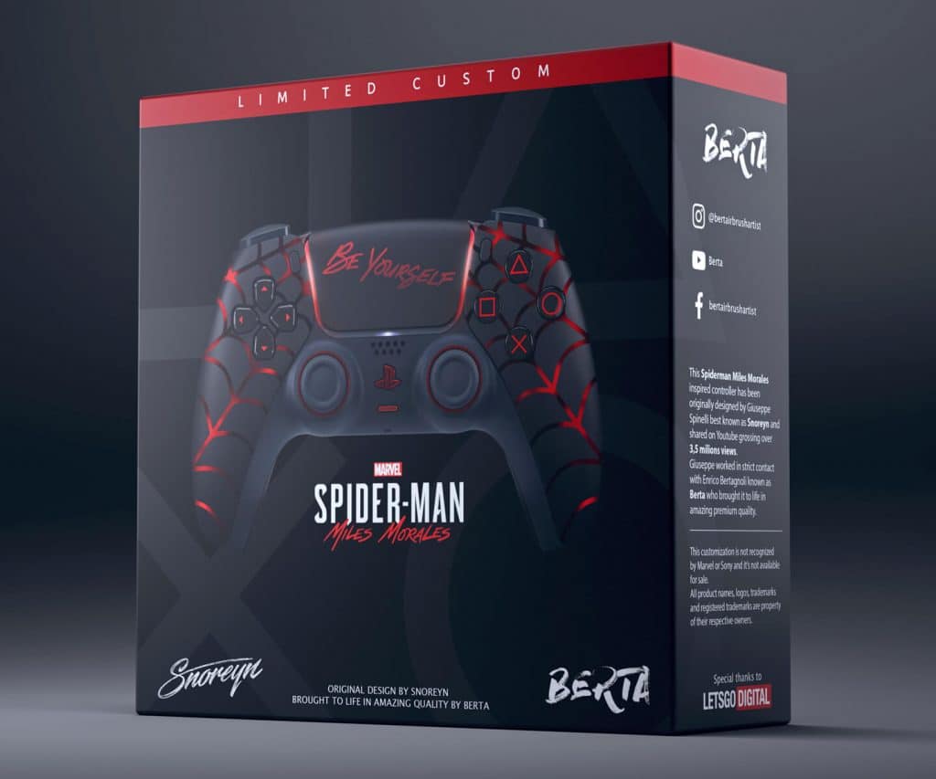 PlayStation 5 DualSense Spider-man game controller | LetsGoDigital